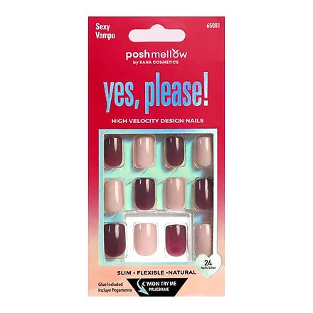 Posh Mellow Design Nails – Yes Queen Beauty Supply